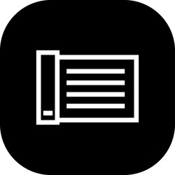 Blueprint project development icon with black Vector Image