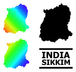Mosaic Map Sikkim Vector Images (over 150)