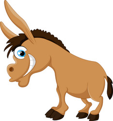 Donkey theme image 1 Royalty Free Vector Image