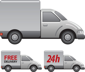 Delivery car Royalty Free Vector Image - VectorStock