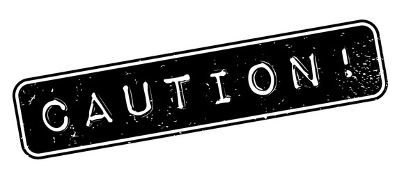 Caution rubber stamp Royalty Free Vector Image