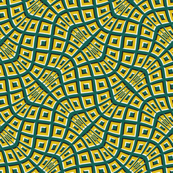 Optical illusion seamless pattern moving Vector Image