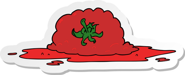 Tomato Squashed Cartoon Vector Images (over 320)