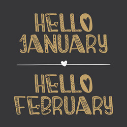 Hello February Vector Images (over 1,200)