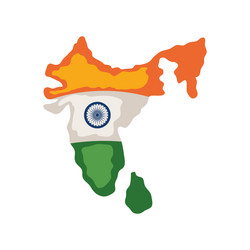 India general election map Royalty Free Vector Image