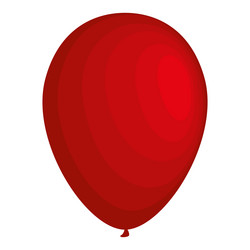 Red balloon icon Royalty Free Vector Image - VectorStock