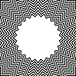 Circle zig zag lines pattern for frame Royalty Free Vector