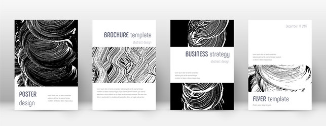 Cover page design template modern brochure layout Vector Image