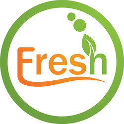 Farm fresh logo Royalty Free Vector Image - VectorStock
