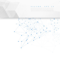 Abstract geometric background simple outline Vector Image