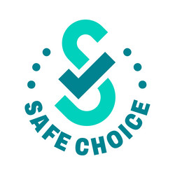 Safe choice icon isolated on white background Vector Image
