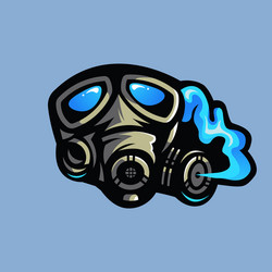Gas mask logo Royalty Free Vector Image - VectorStock