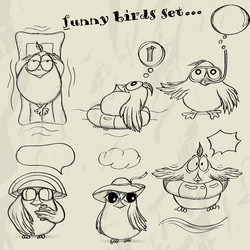 Cartoon Shock Bird Vector Images (over 170)