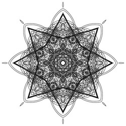 Hexagon Mandala Vector Images (over 1,600)