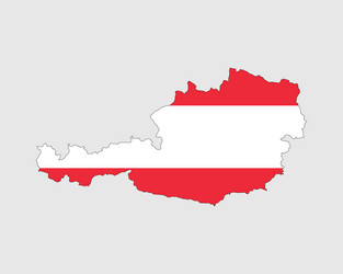 Austria map icon Royalty Free Vector Image - VectorStock