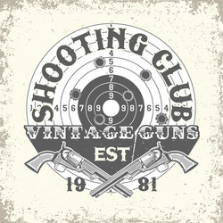 Rifle club logo designs Royalty Free Vector Image