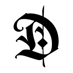 Gothic D Vector Images (88)