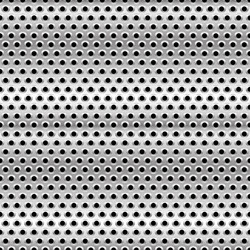 Metal mesh pattern of perforated black Royalty Free Vector