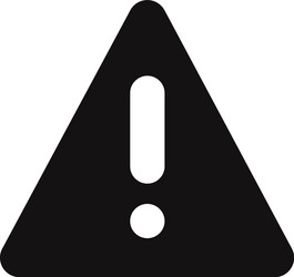 Warning icon Royalty Free Vector Image - VectorStock