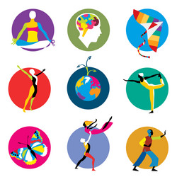 Showing stages in human embryonic development Vector Image