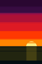 Sunset Over Water Vector Images (over 400)