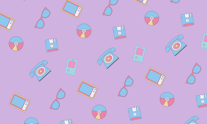 Cute background design template 7 Royalty Free Vector Image