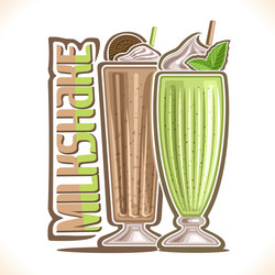 Milkshake Royalty Free Vector Image - VectorStock