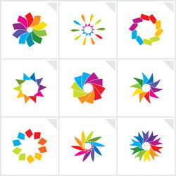 Logo design elements Royalty Free Vector Image