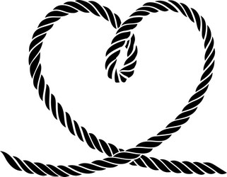 Tied rope Royalty Free Vector Image - VectorStock