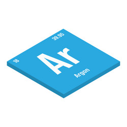 Periodic Table Element Argon Vector Images (over 110)