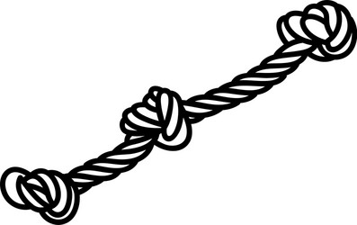Rope knot Royalty Free Vector Image - VectorStock