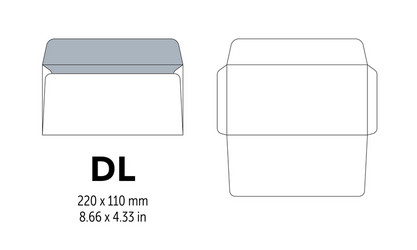 Envelope Die Cut Template Vector Images (over 2,400)