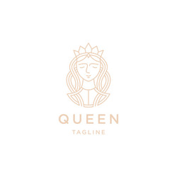 Queen logo Royalty Free Vector Image - VectorStock
