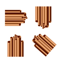 Pipe Mockup Realistic Vector Images (over 350)