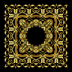 Golden frame Royalty Free Vector Image - VectorStock
