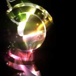 Abstract creative dynamic element Royalty Free Vector Image