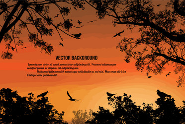 Bird on a tree branch Royalty Free Vector Image