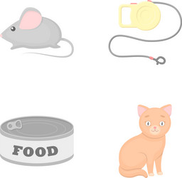 Cat food packaging Royalty Free Vector Image - VectorStock