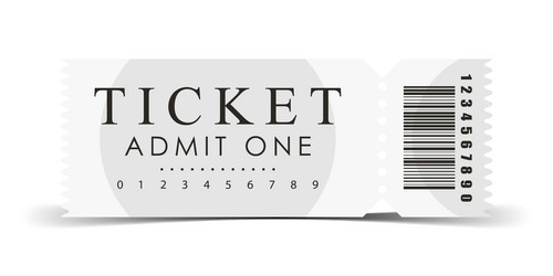 Ticket sample design template Royalty Free Vector Image