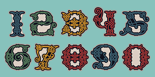 Celtic Knot Letters Vector Images (over 220)