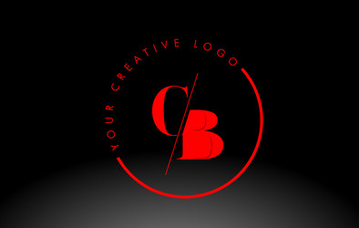 Cb logo letter design Royalty Free Vector Image