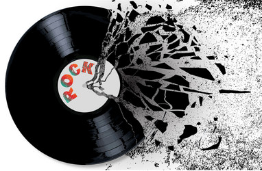 Vinyl Broken Record Vector Images (over 100)