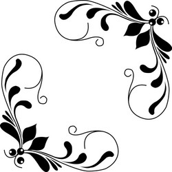 Border simple clip art Royalty Free Vector Image