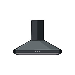 Interior range hood cartoon Royalty Free Vector Image
