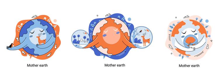 Mother Earth Cartoon Vector Images (over 760)
