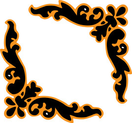 Border simple clip art Royalty Free Vector Image