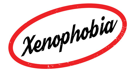 Xenophobia rubber stamp Royalty Free Vector Image