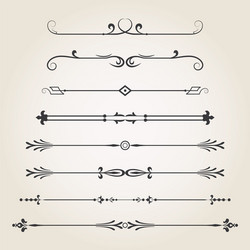 Filigree Underline Vector Images (over 340)
