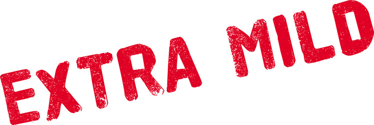 Extra mild rubber stamp Royalty Free Vector Image