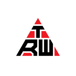 Trw logo letter design Royalty Free Vector Image